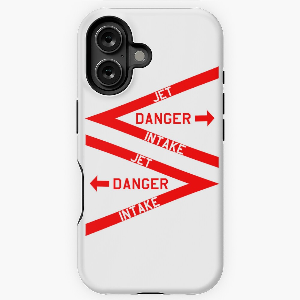 "DANGER Jet Intake" Sticker by ALaChasseBordel | Redbubble
