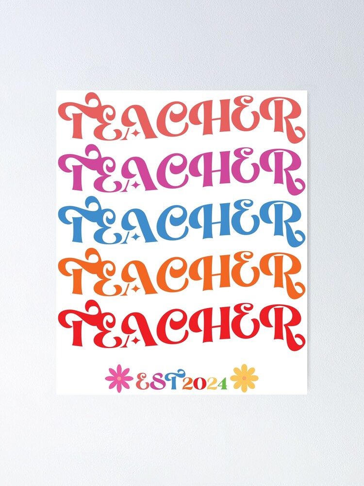 "Best teacher est 2024, teacher 2024, best teacher 2024, future teacher ...