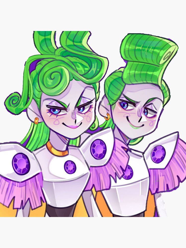 "velvet and veneer From Trolls Band Together" Sticker for Sale by ...