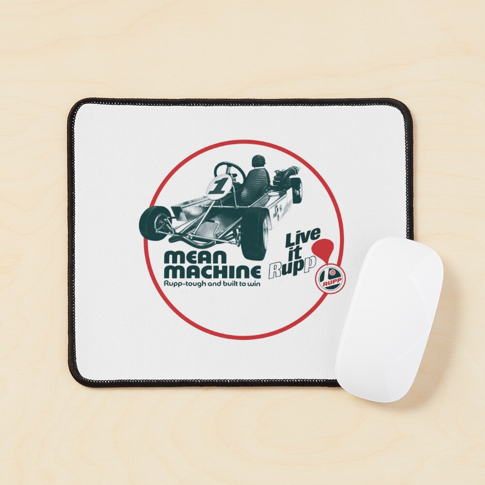 "Mean machine Rupp kart - 1970s vintage karting" Sticker for Sale by ...