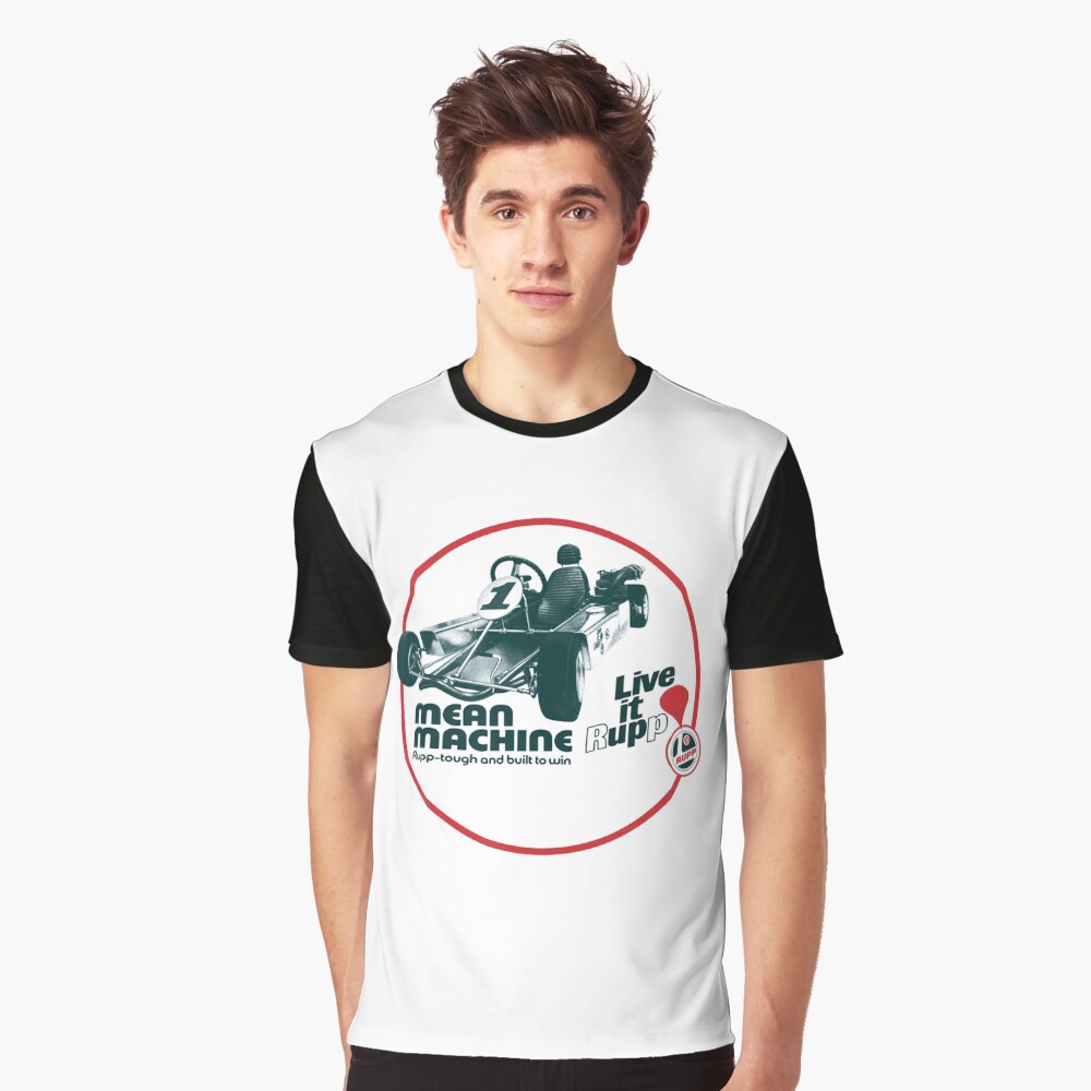 "Mean machine Rupp kart - 1970s vintage karting" Sticker for Sale by ...