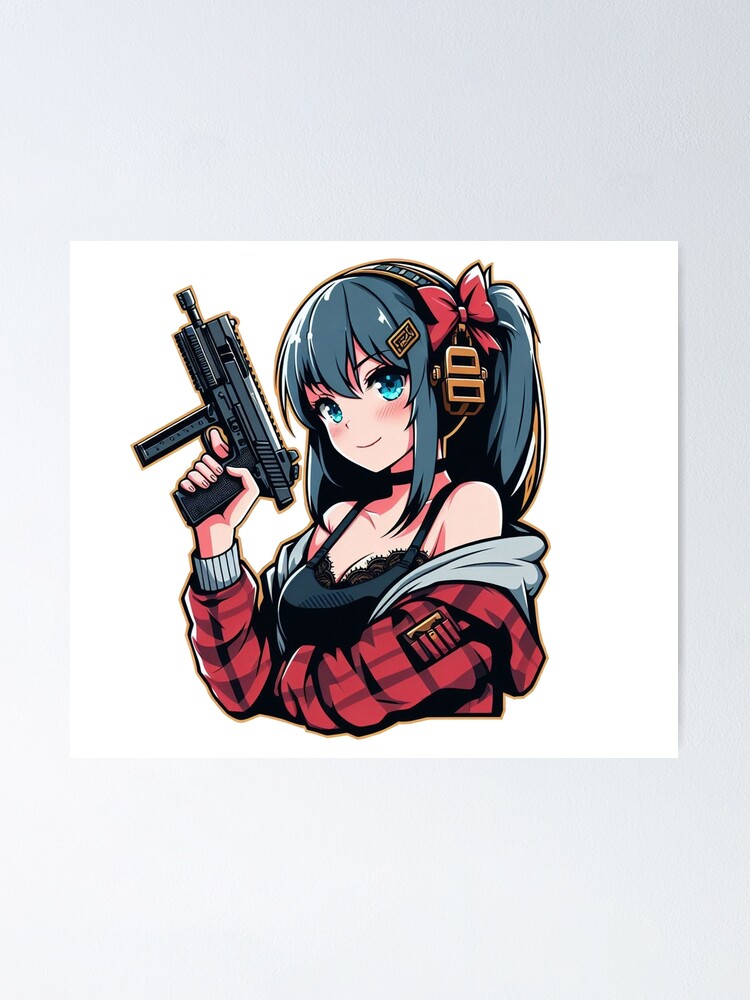 Anime Gun Girl Revolver