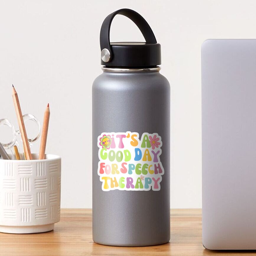 "speech therapist,speech therapy,speech pathologist,slp" Sticker for ...