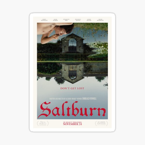 "Saltburn 2023 film A24 Poster" Sticker for Sale by TJB22 | Redbubble
