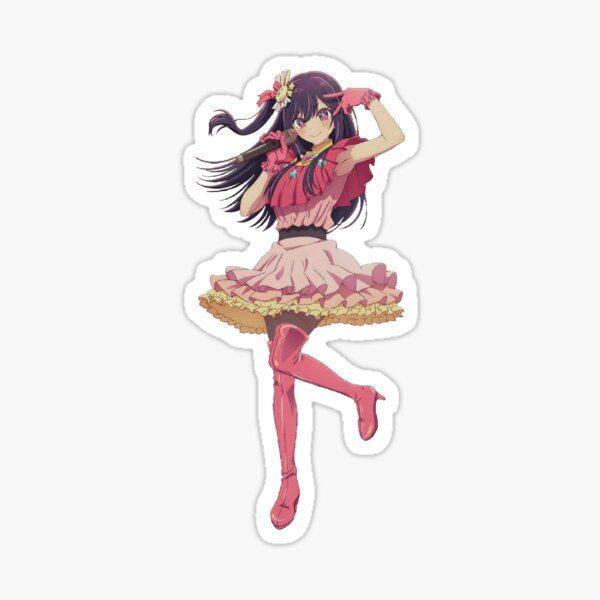 "Cute Ai Hoshino, Oshi No Ko " Sticker for Sale by Cesar Caligula ...