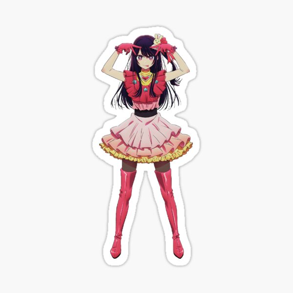 "Cute Ai Hoshino, Oshi No Ko " Sticker for Sale by Cesar Caligula ...