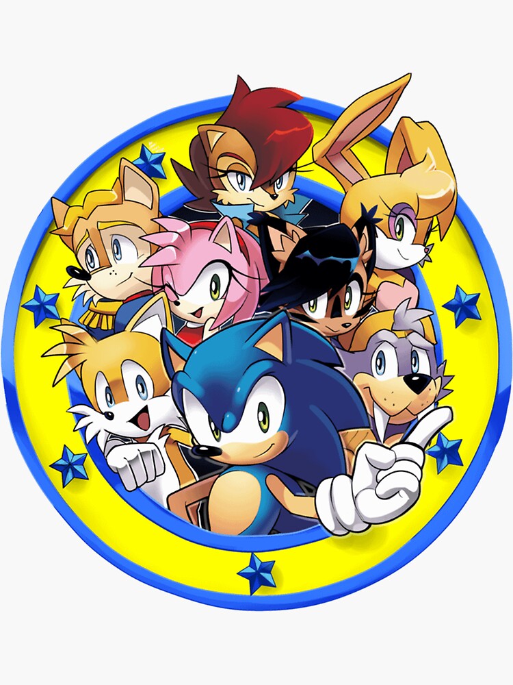 "Sonic the Hedgehog" Sticker for Sale by Skel-Draws | Redbubble