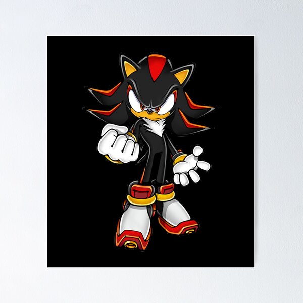 "Shadow Sonic the Hedgehog" Poster for Sale by Skel-Draws | Redbubble