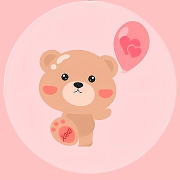 "love bear" Sticker for Sale by moralemily | Redbubble