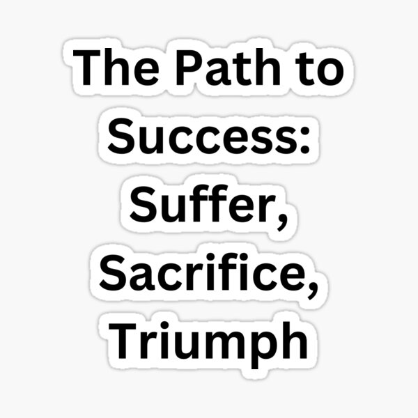 "Sucess" Sticker for Sale by ODMShop | Redbubble