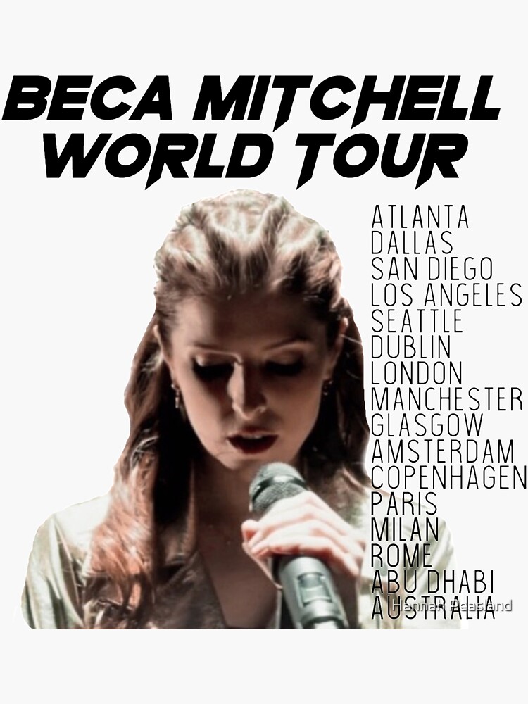 "beca mitchell pitch perfect" Sticker by hannahpeasland | Redbubble
