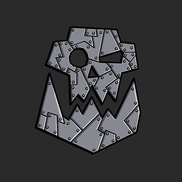 "Metal Ork" Sticker for Sale by MoasisArt | Redbubble