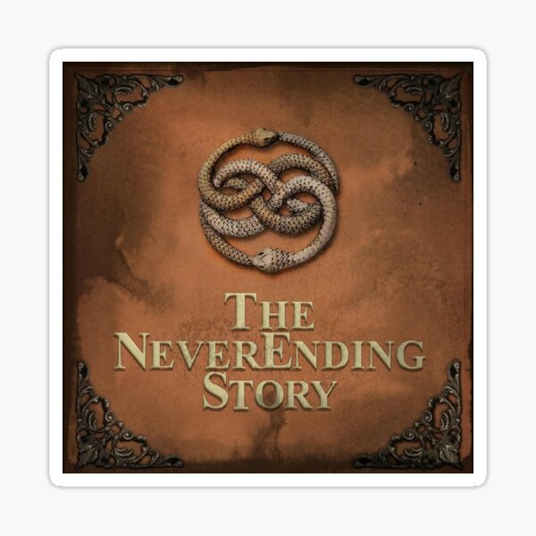 "The Neverending Story Book Auryn Cover" Sticker for Sale by ...