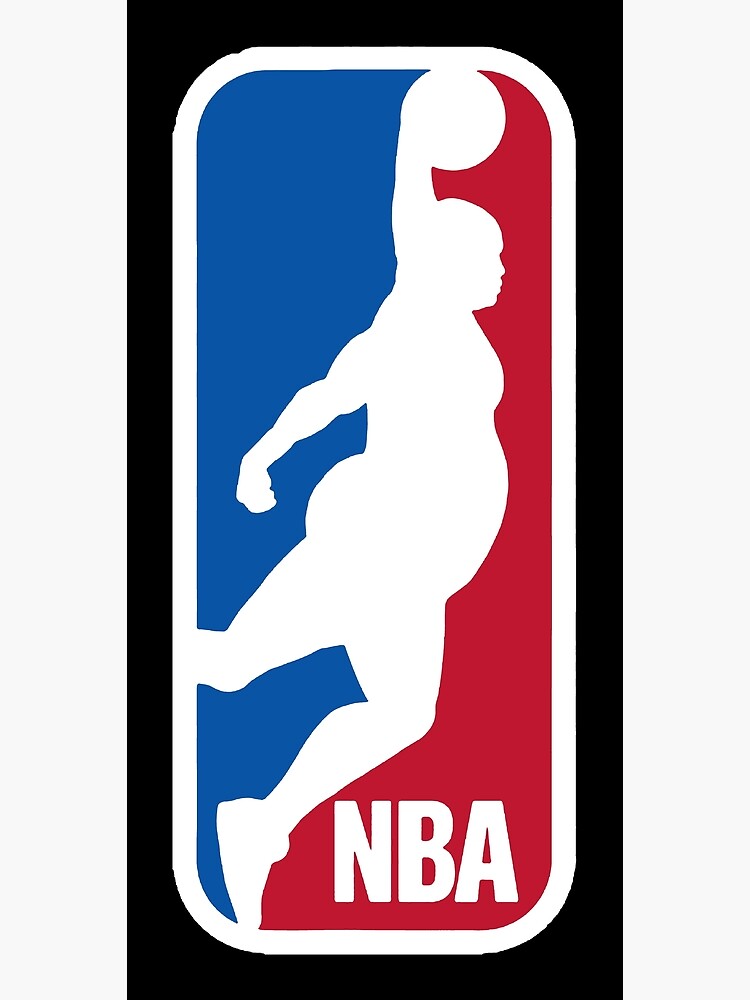 "Charles Barkley NBA Logo" Poster for Sale by GoalieTurtle | Redbubble