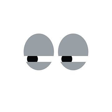 "Suspicious Eyes Emoji (SUS)" Sticker for Sale by soltrance | Redbubble