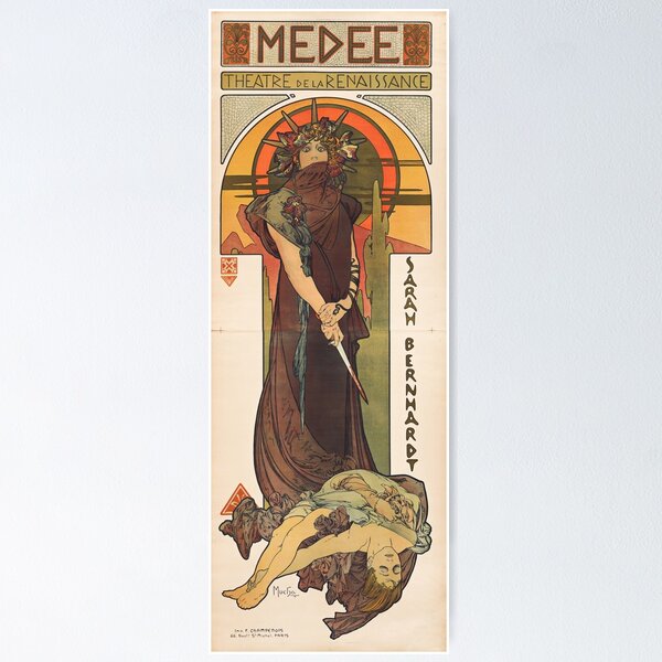 "Medea, by Alphonse Mucha. HIGH DEFINITION" Poster for Sale by ...