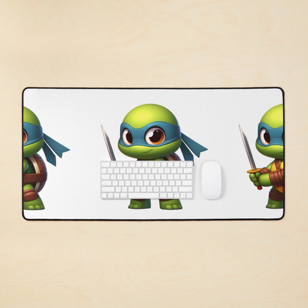 "TMNT Ninja Turtles Cute Baby Leonardo" Poster for Sale by Delamoon ...