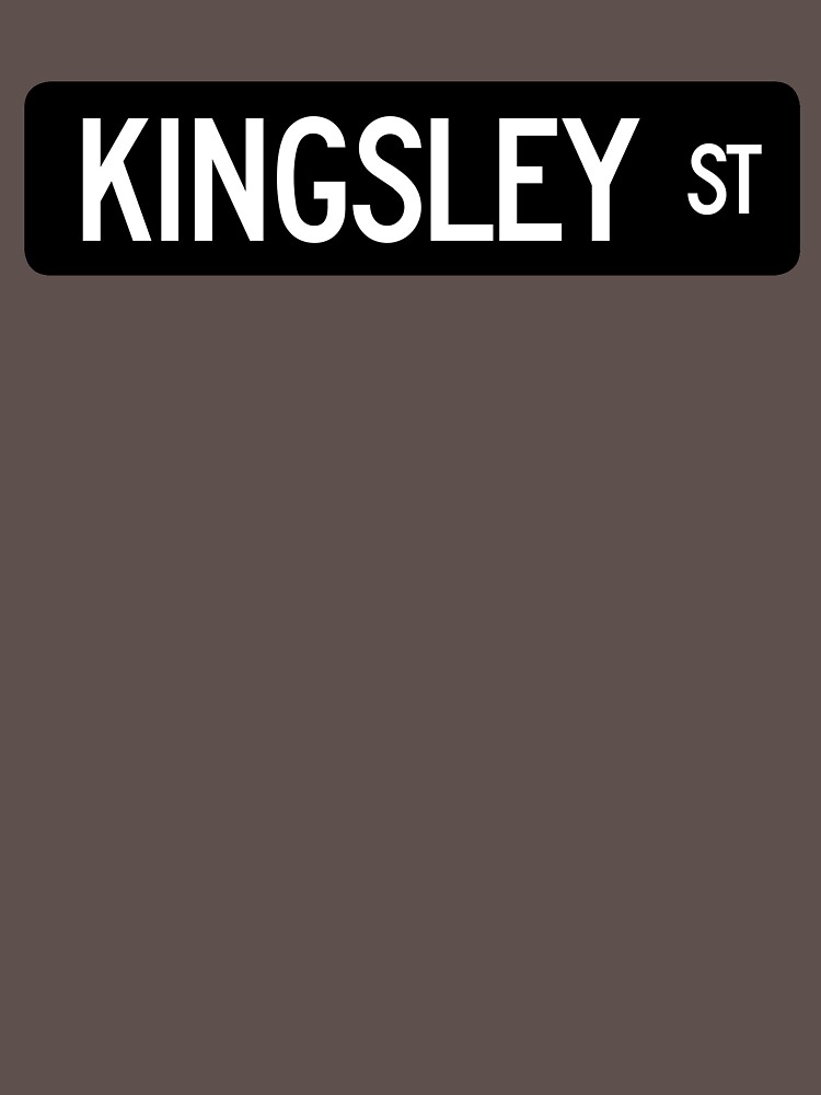 "Kingsley St street sign" T-shirt for Sale by dissident | Redbubble ...