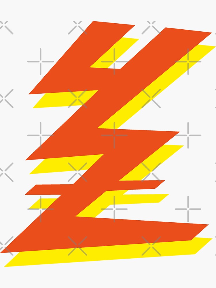 "YAMAHA YZ Vintage Logo orange and yellow" Sticker by YZKDesign | Redbubble