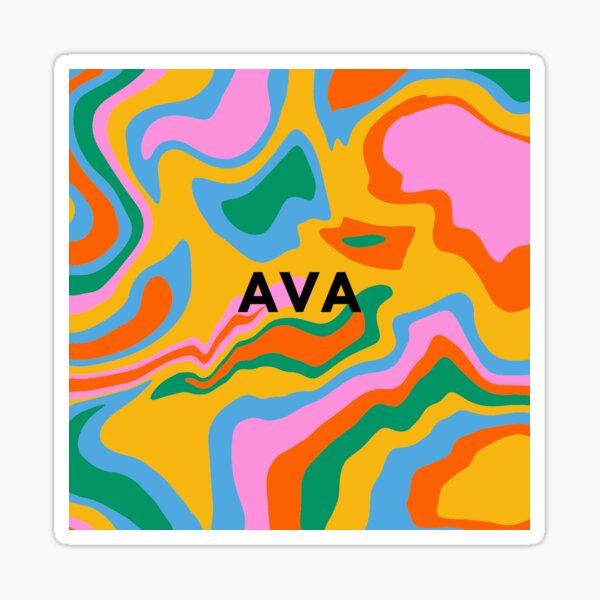 "Ava" Sticker for Sale by SadBlueSoul | Redbubble