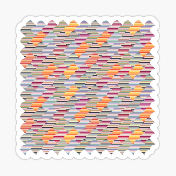 "Wave Pattern" Sticker for Sale by jonathong007 | Redbubble