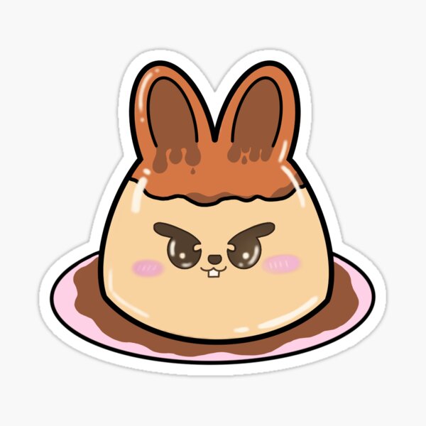 "Stray Kids SKZOO Leebit Lee Know Pudding " Sticker for Sale by ...