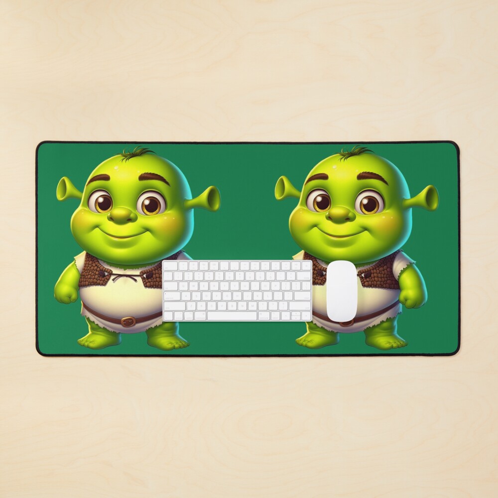 "Cute Baby Shrek" Sticker for Sale by Delamoon | Redbubble