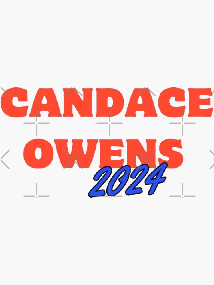 "candace owens 2024 " Sticker for Sale by Trialloja | Redbubble