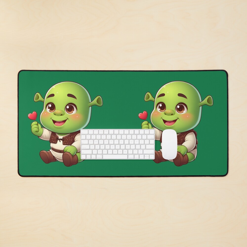 "Cute Baby Shrek" Sticker for Sale by Delamoon | Redbubble