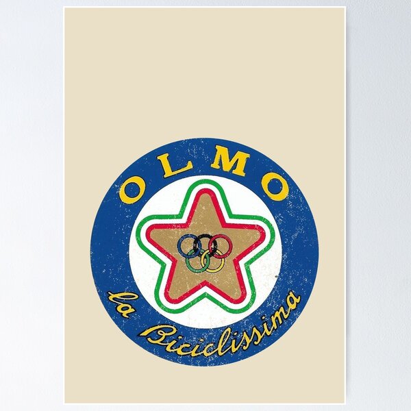 "Olmo Vintage Italian Cycling Tour de France Made in Italy Badge ...