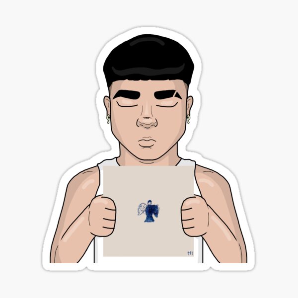 Pegatina con la obra «Milo J 111» de RubenGaldona | Redbubble