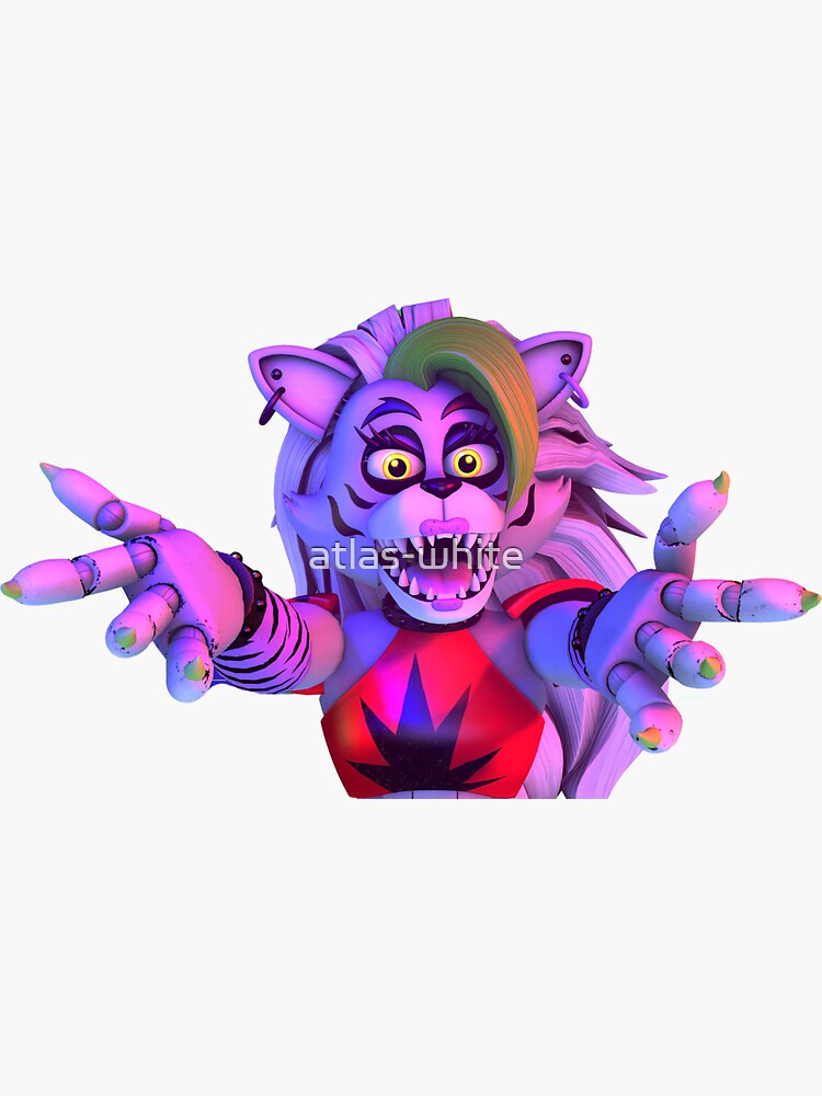 "Roxanne Wolf Security Breach｜Roxanne FNAF Security Breach" Sticker for ...