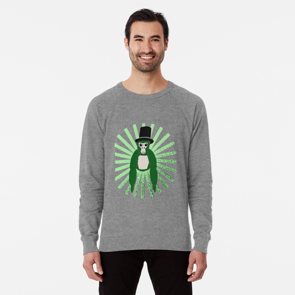 "Green Gorilla Tag Merch, gamer gifts, gaming PFP, Green Monkey Top Hat ...