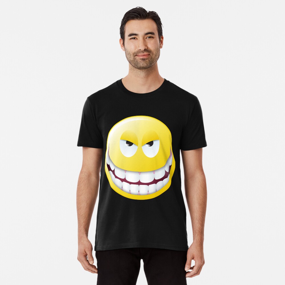 "Evil Smiley Face" Sticker for Sale by mistersmileyfac | Redbubble