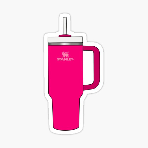 "Pink Valentines Stanley Cup" Sticker for Sale by SuccStickers | Redbubble
