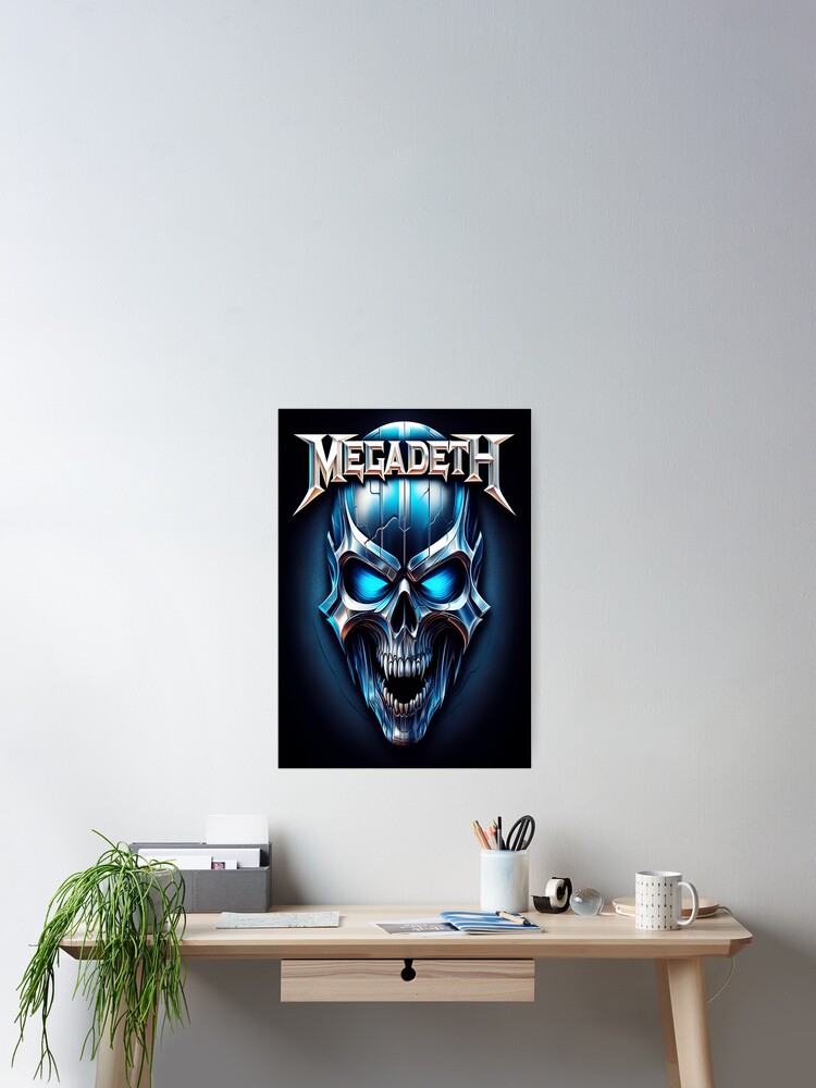 "Megadeth shirt logo" Poster for Sale by cougs100 | Redbubble