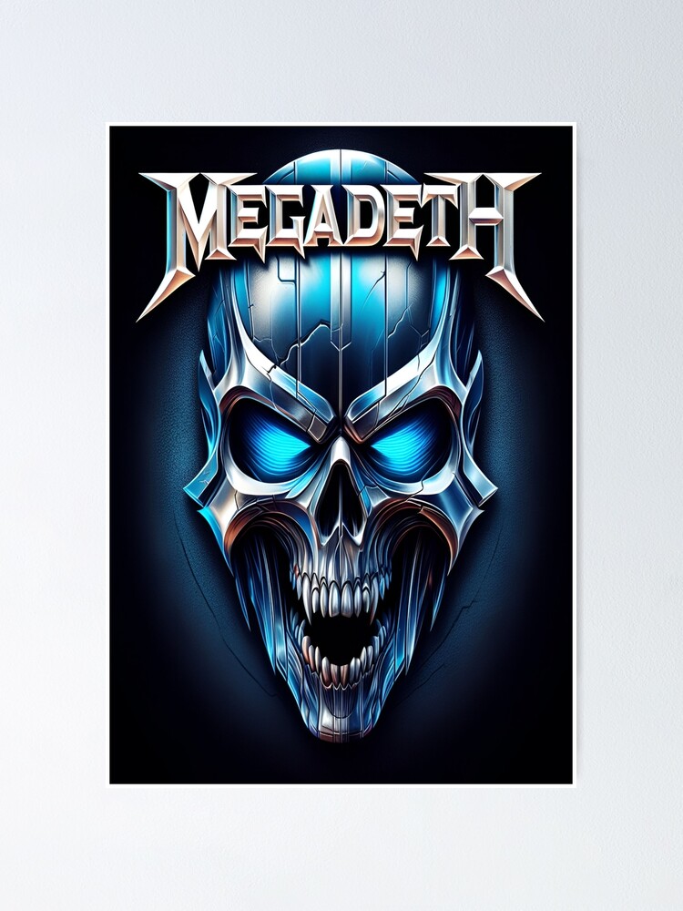 "Megadeth shirt logo" Poster for Sale by cougs100 | Redbubble