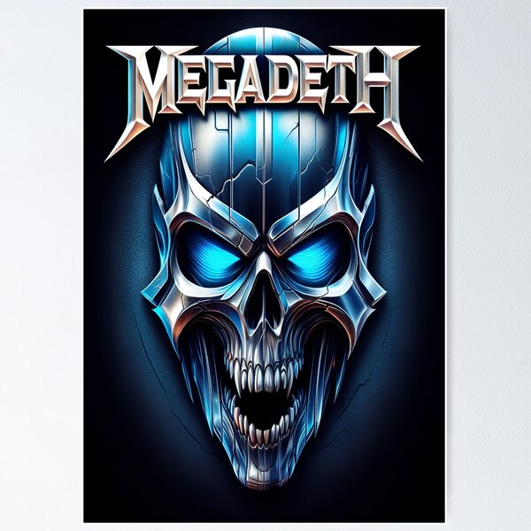 "Megadeth shirt logo" Poster for Sale by cougs100 | Redbubble