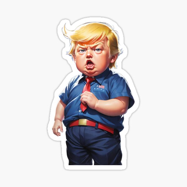 "Donald Trump" Sticker for Sale by Tomtom379 | Redbubble