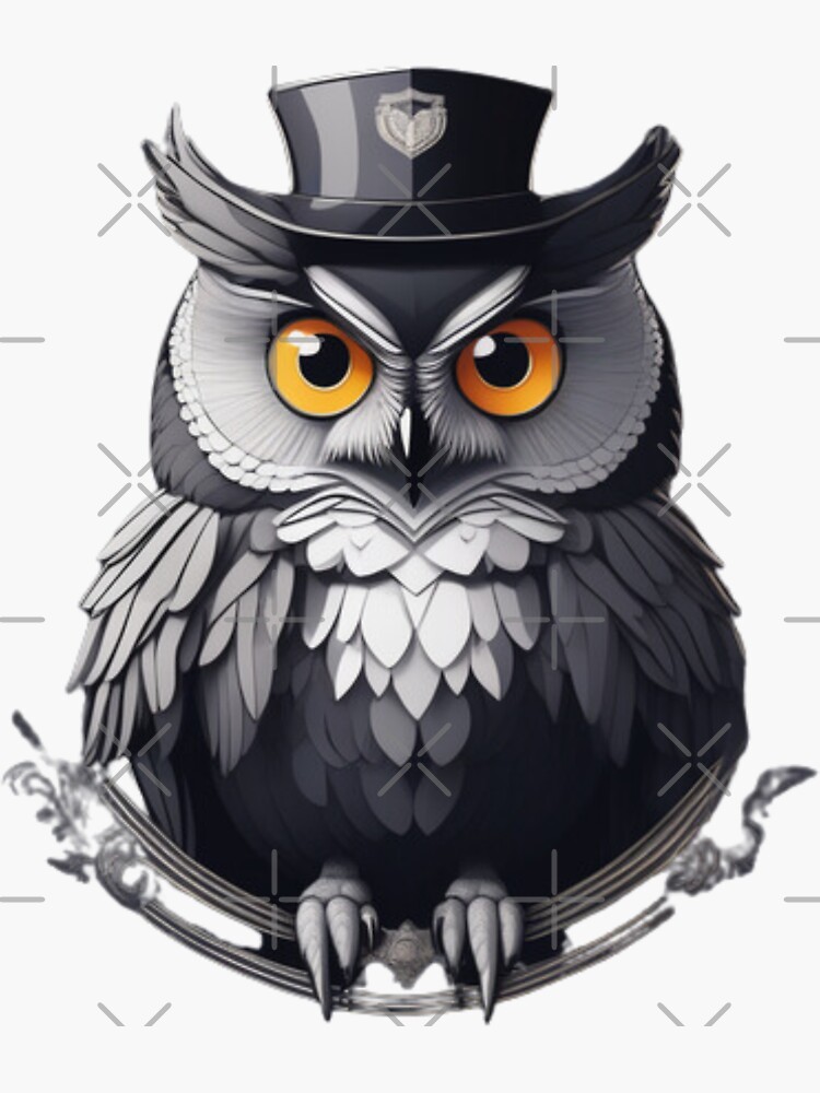"rush owl" Sticker for Sale by ascendiatee | Redbubble