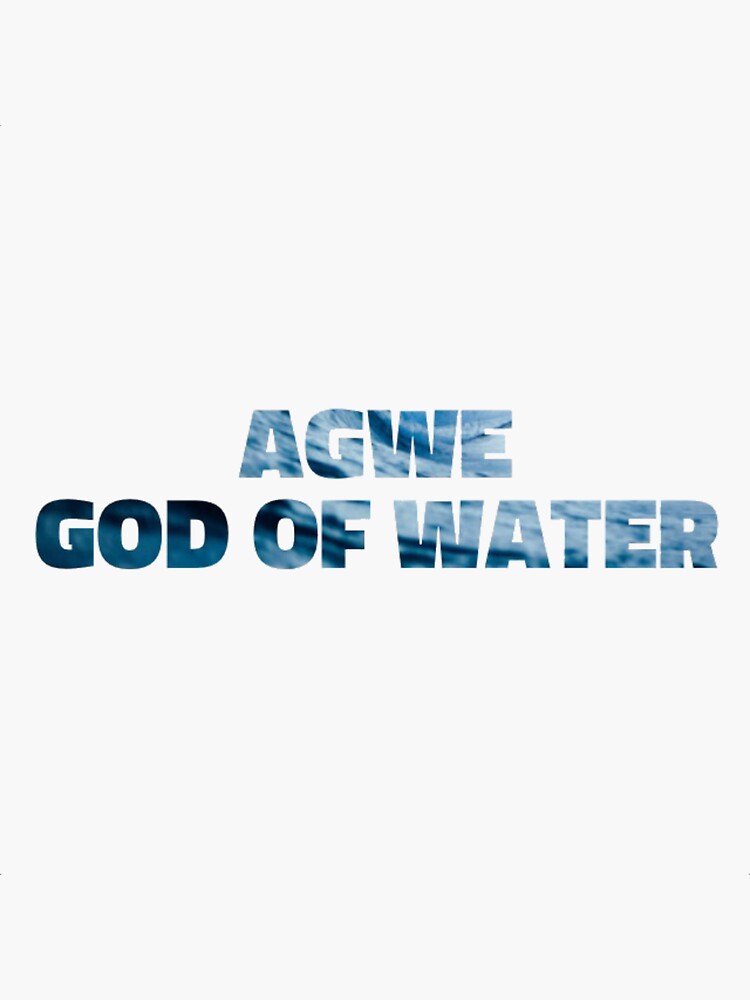 "Agwe God of Water" Sticker for Sale by countessnaisa | Redbubble