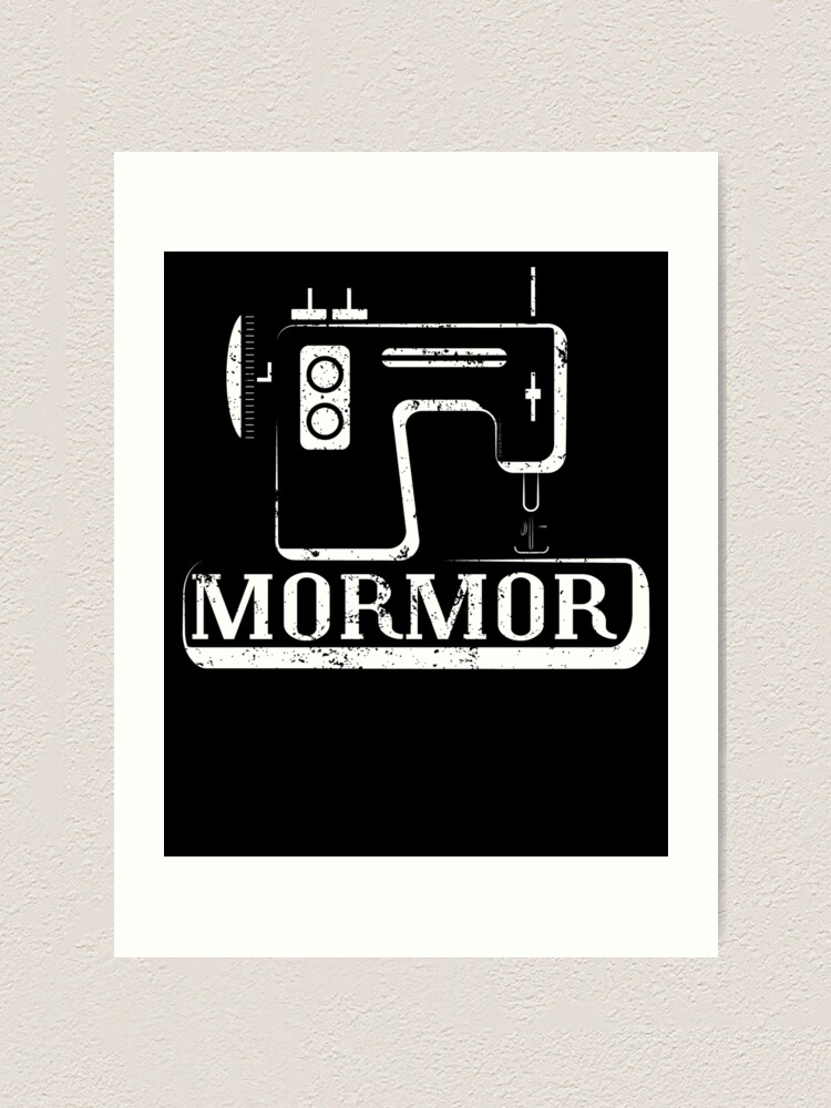 "Mormor Shirt Antique Sewing Machine Cute Sewing Machine" Art Print for ...