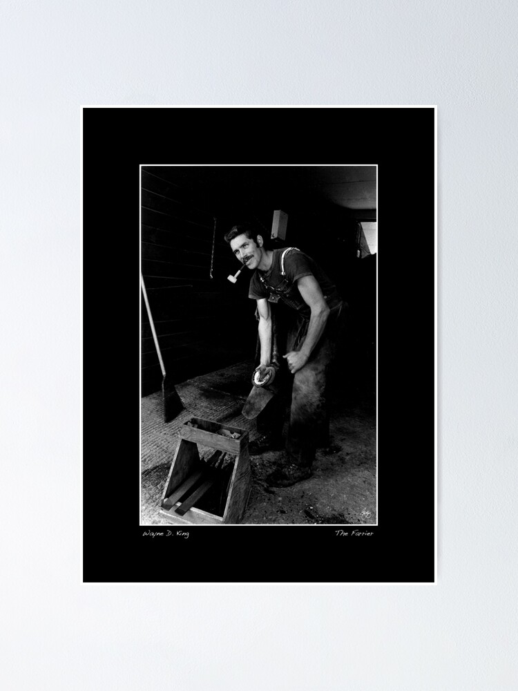 "The Farrier Poster" Poster by waynedking | Redbubble