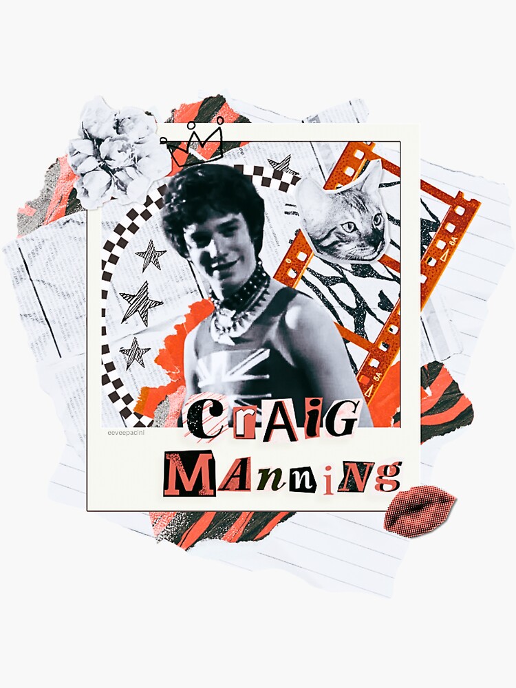 "Craig Manning Degrassi Polaroid Collage" Sticker for Sale by ...