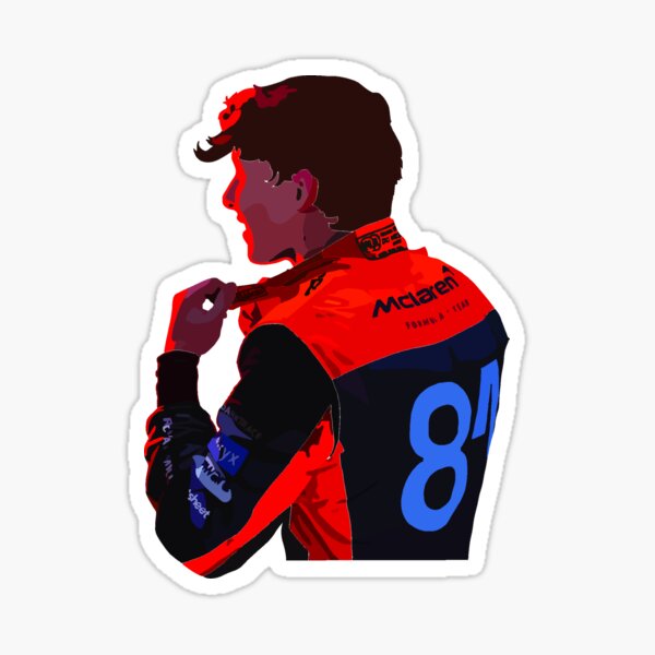 "Oscar Piastri Neon " Sticker for Sale by edwardrammus | Redbubble