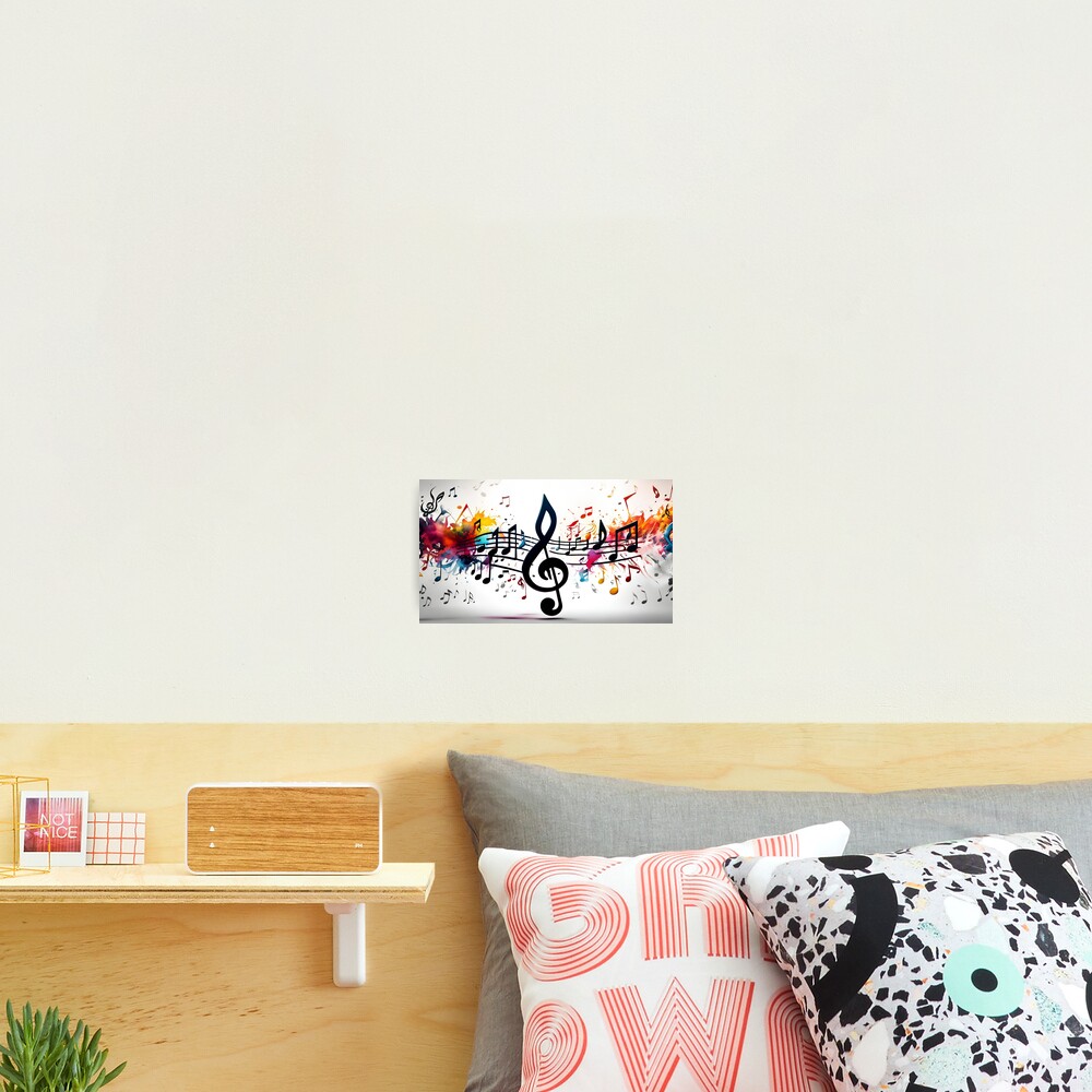 "Graffiti Music Notes" Poster for Sale by DisneyKrayzie | Redbubble