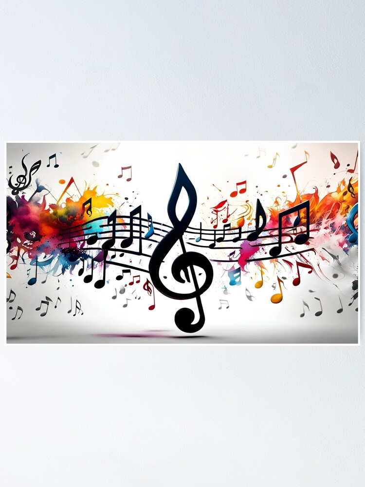 Music Notes Graffiti Art