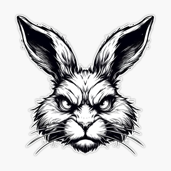 Cara De Conejo Enojado