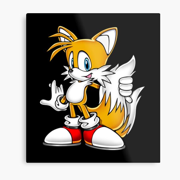 "Tails Sonic the Hedgehog" Metal Print for Sale by Skel-Draws | Redbubble