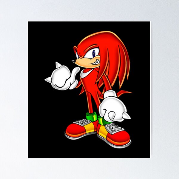 "Knuckles Sonic the Hedgehog " Poster for Sale by Skel-Draws | Redbubble